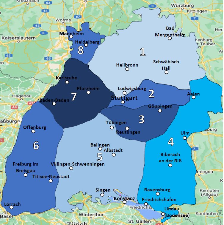 HVW - Handballverband Württemberg e.V.: Neue Bezirksstruktur wurde ...